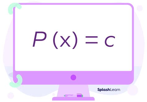 Constant Polynomial Definition Degree Graph Examples