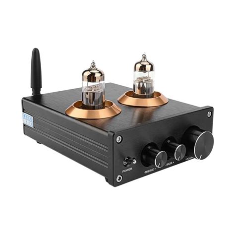 Buffer Hifi 6j5 Bluetooth 42 Tube Preamp Amplifier Stereo Preamplifier With Treble Bass Tone