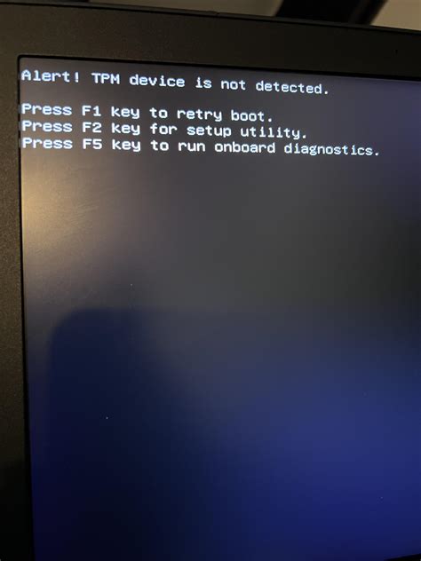 Latitude 5580 How To Turn Off Tpm Message Theres No Option For It Jn