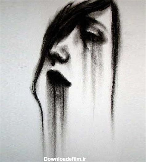 عکس دختر غمگین ناراحت