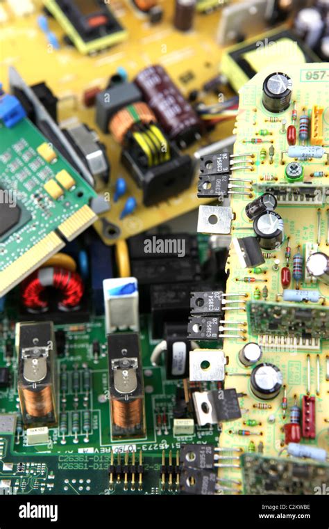 Computer Hardware Components Stock Photo Alamy