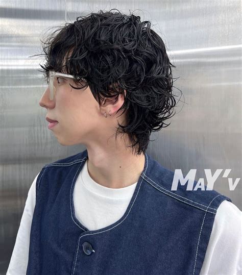 남자히피펌 Men s hippie perm 헤어 영감 미디엄 헤어스타일 헤어스타일