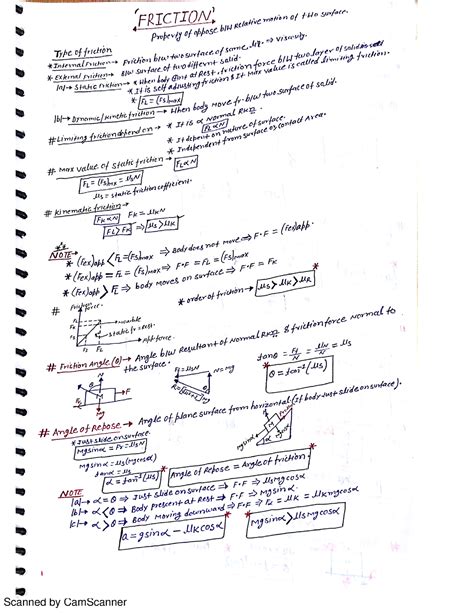 HAND Writting Notes BY MY PAPA Introduction To Physics Studocu