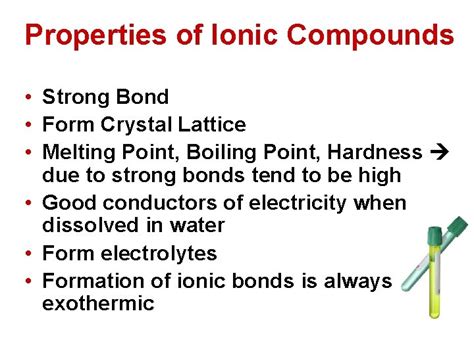 Chapter 8 Ionic Bonding Notes 9 Chemistry Properties