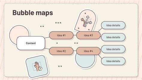 Bubble Maps For Content Marketing Google Slides PPT