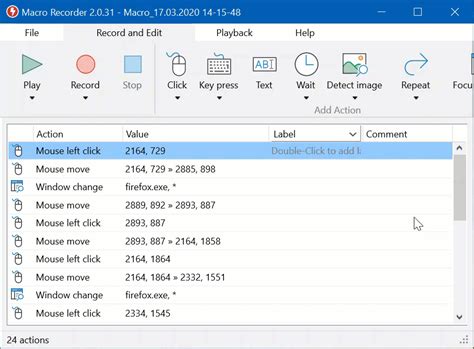 macro recorder editing macros