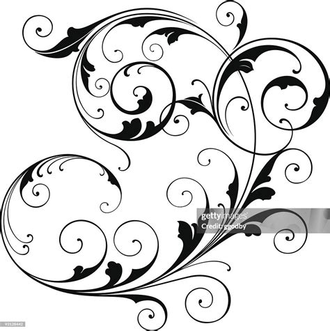 Fancy Vectorized Scroll High Res Vector Graphic Getty Images