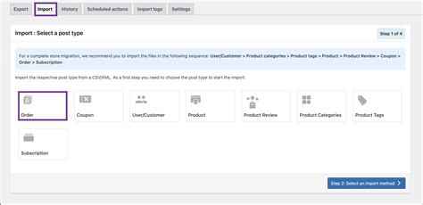 Import And Export Of Woocommerce Orders Documentation Woocommerce