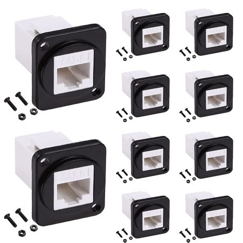 Buy Penglin Rj45 Coupler Cat 6 Shielded Ethernet Connector D Type