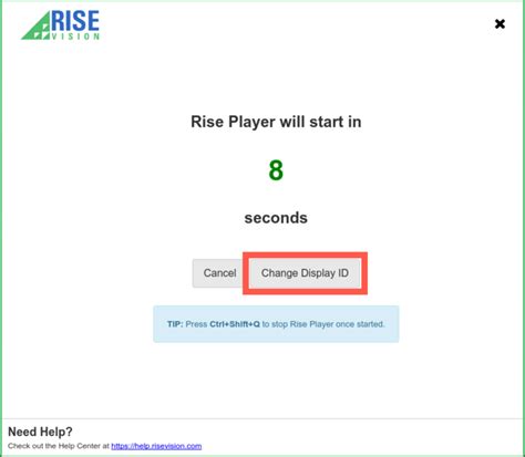 Activate A Display Using A Display ID Rise Vision Digital Signage