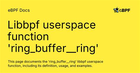 libbpf userspace function ring buffer ring ebpf docs