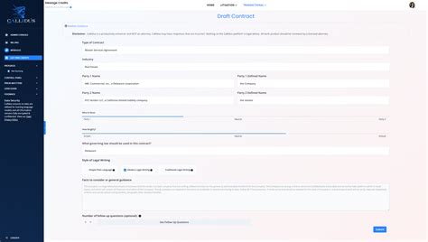 Ai Powered Contract Drafting Callidus