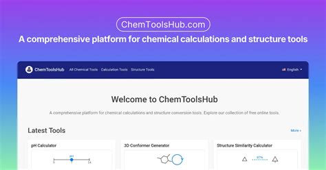 【工具自荐】 一个免费的面向化工科研人员在线化学工具网站 · Issue 6327 · Ruanyfweekly · Github