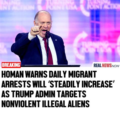Real News Now Tom Homan Recently Appointed As The Us Border Czar