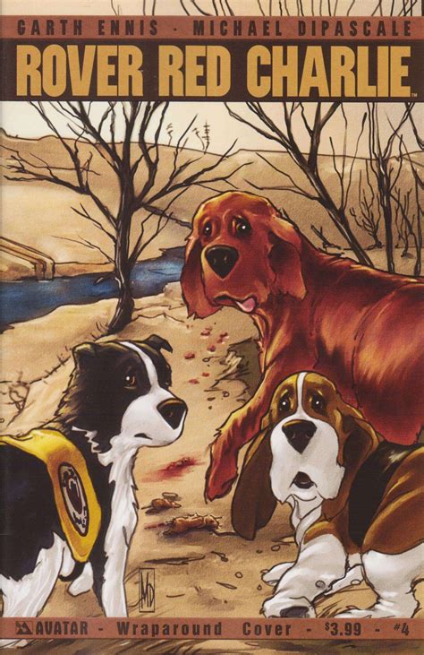 Rover Red Charlie 4a Fn Avatar Garth Ennis Wrap Comic Books