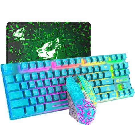 Mouse Combo Rgb Wireless Gaming Keyboard