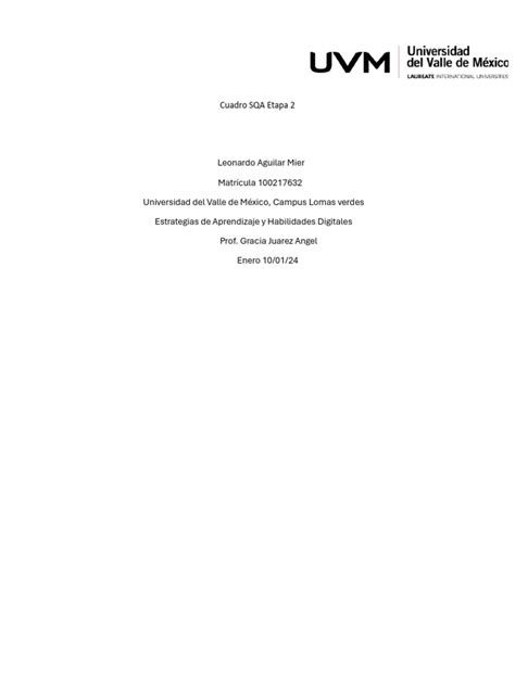 Cuadro Sqa Etapa 2 Pdf