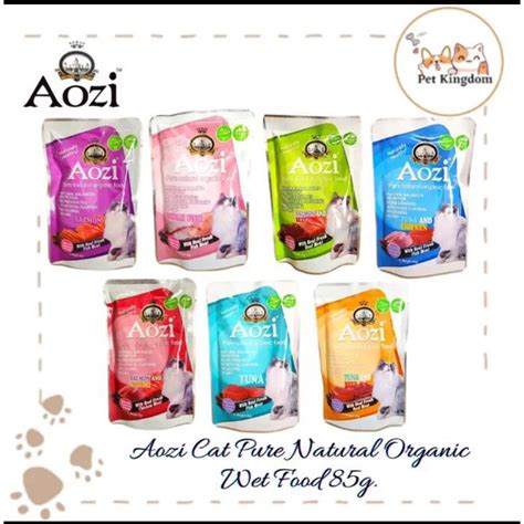 Aozi Cat Pure Natural Organic Wet Food Pouch 85g Shopee Philippines