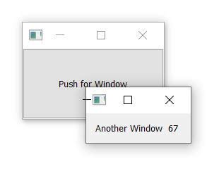 Multiple Windows In PyQt5
