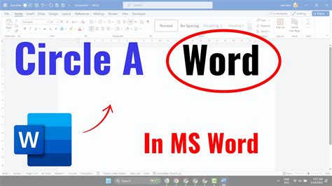 How To Circle A Word In Word Microsoft YouTube