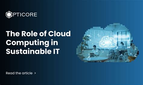 Cloud Computing In Sustainable It