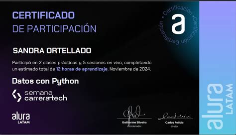 Pythonista Alura Datascience Bi Python Sandra Ortellado