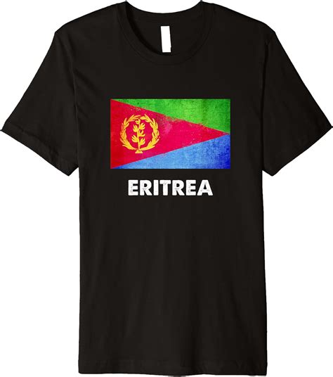 Eritrean Eritrea Flag Premium T Shirt Clothing