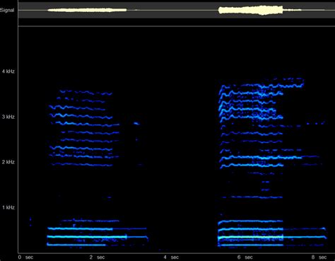 Spectrogram Of The Vowel I In The Two Conditions Head And Neck Download Scientific Diagram