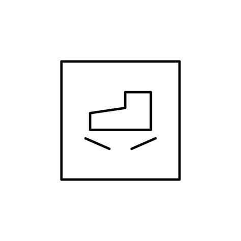 Do Not Step Vector Icon Illustration 23195190 Vector Art At Vecteezy