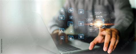 Database Management Cloud Computing Or Data Center Cyber Security File Document Transfer Or