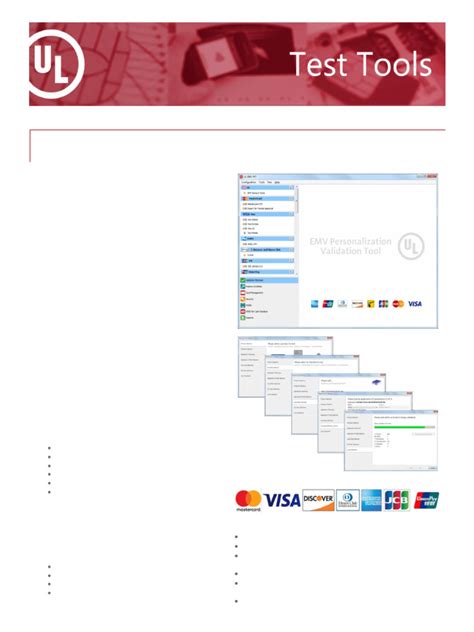 Fact Sheet Ul Emv Personalization Validation Tool 201701 Pdf Emv Payments