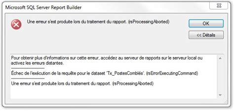 Reporting Services Ssrs Unusual Error When Excecuting Stack Overflow