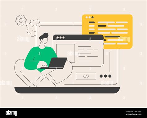 Web Development Abstract Concept Vector Illustration Stock Vector Image Art Alamy
