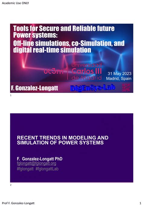 Pdf Tools For Secure And Reliable Future Power Systems Off Line Simulations Co Simulation