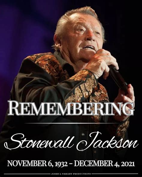 Joshua 🕊️ Remembering Stonewall Jackson — The Unshakable Voice That