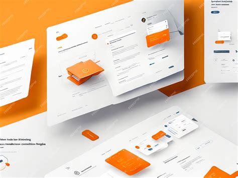 premium ai image modern user interface design template mockups ui ux