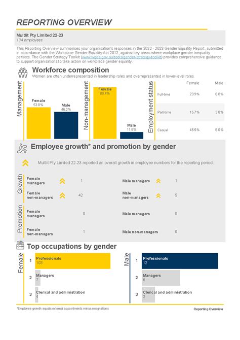 Workplace Gender Equality Reporting Multilit