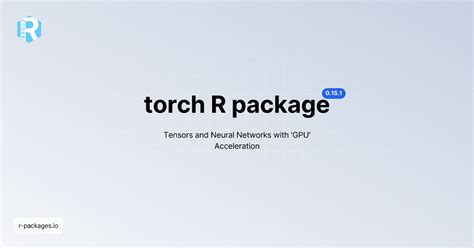 Torch R Package Documentation R Packages
