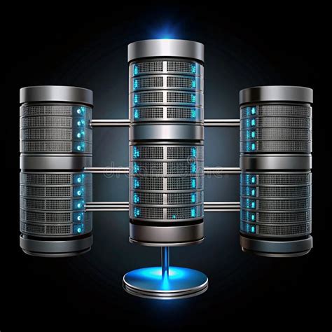 Server And Database Connection Image Stock Illustration Illustration