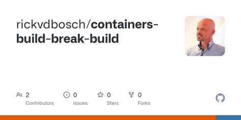 Github Rickvdboschcontainers Build Break Build