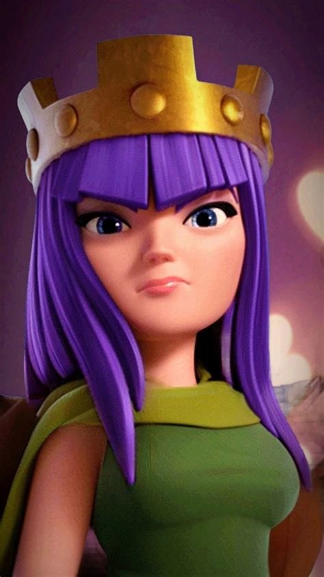 Clash of Clans Clash Royale Archer Queen BK s Valentine Phone Wallpaper Modalità