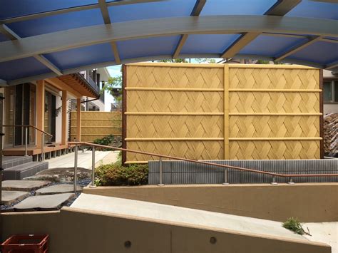 人工竹垣・竹塀 株式会社古梅園 宮城県多賀城市拠点の造園・外構工事・緑地管理の施工会社