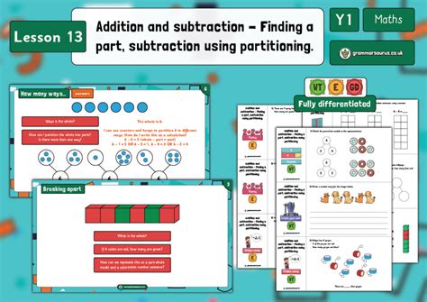 Year 1 Addition And Subtraction Within 10 Finding A Part