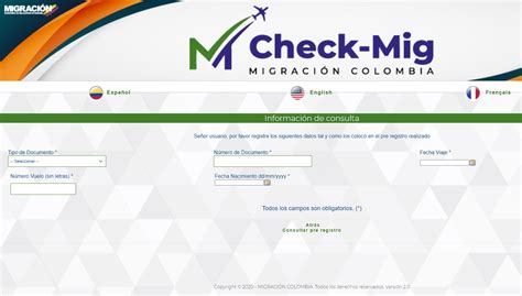Atención Viajeros Registro Check Mig Vuelve A Ser Obligatorio Para