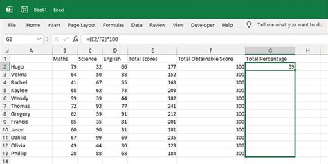 How To Percentage Formula In Excel