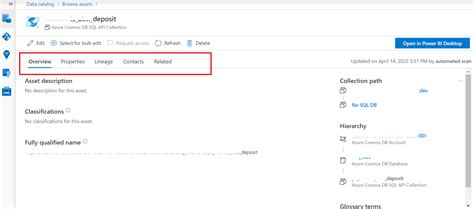 Not Able To Get The Items In Azure Purview For Cosmos Db Microsoft Qanda