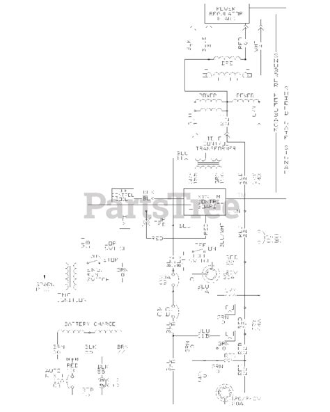 Generac GCX Generac Watt Portable Generator Wiring Schematic Parts Lookup
