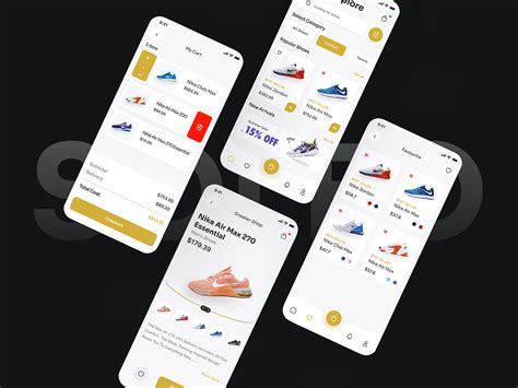 Soleo An Shoe E Commerce Mobile App Behance