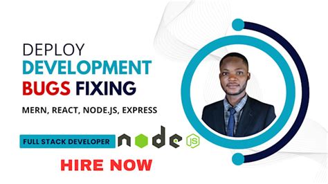Fix Bugs Deploy Mern Stack React Nodejs Mongodb Express Rest Api By Ravetechpro Fiverr