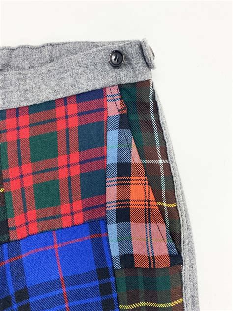 Comme Des Garcons Homme Plus F W 2004 Patchwork Plaid Pants — James Veloria